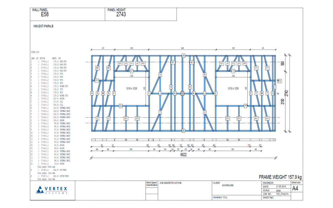 Professional Cold-Formed Steel Framing Software - Vertex BD Software