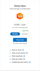 Join Vertex Sync Beta Program - Vertex BD Software