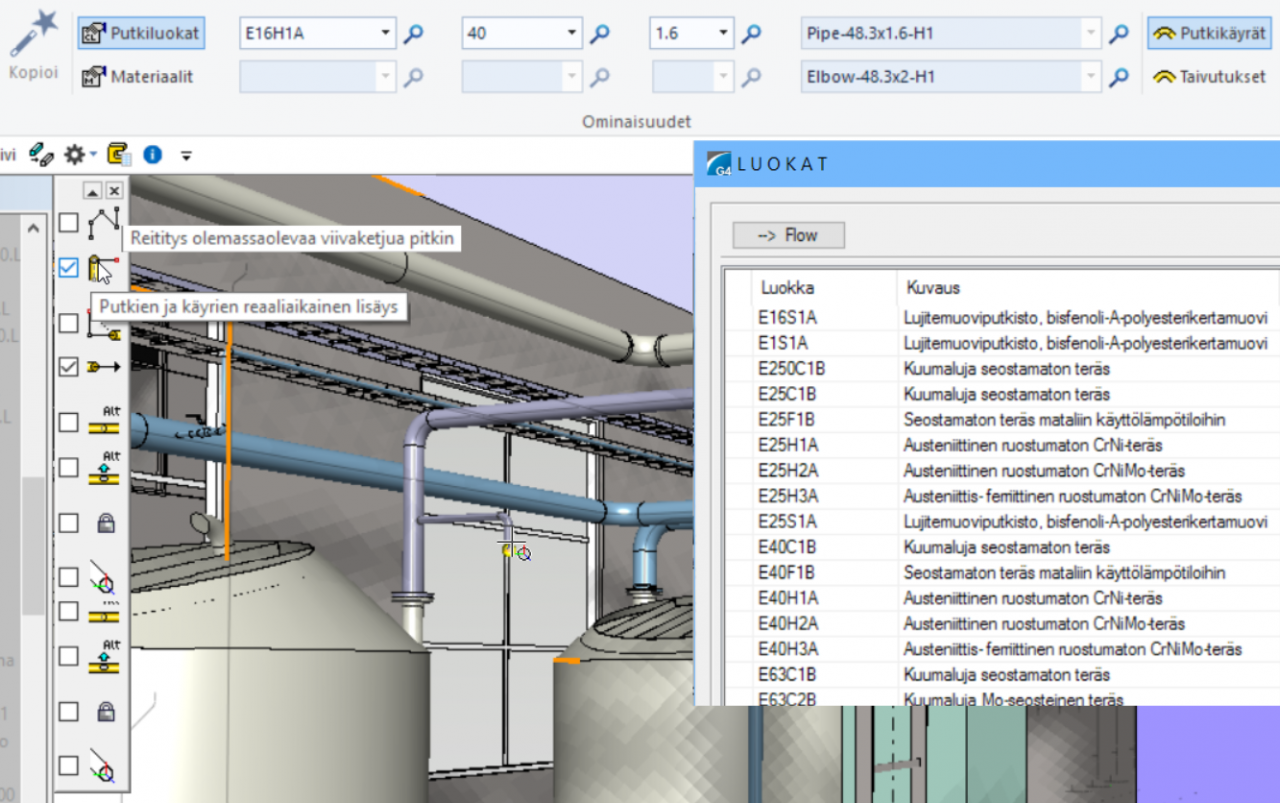Features - Vertex G4Plant 3D Plant Design CAD Software