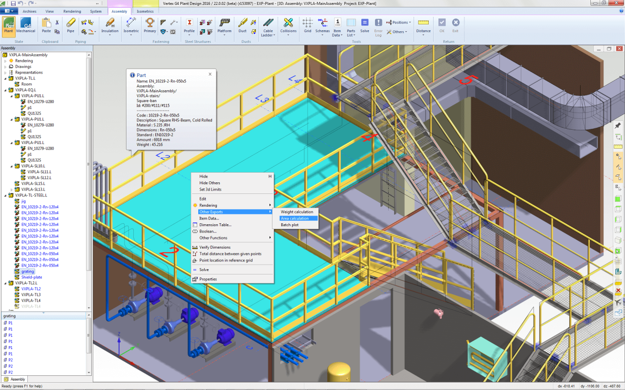 Vertex G4Plant - Vertex G4Plant 3D Plant Design CAD Software